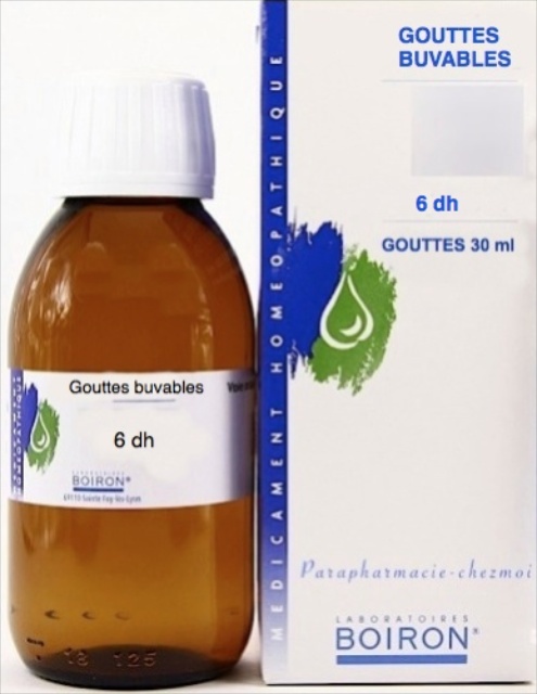 BOIRON GOUTTES BUVABLES PYRITE DE FER 6DH - Parapharmacie Chez moi