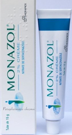 MONAZOL À 2% CRÈME - Parapharmacie Chez moi