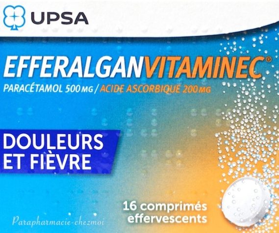 EFFERALGAN 500 MG + VITAMINE C 200 MG COMPRIMÉS EFFERVESCENTS ...
