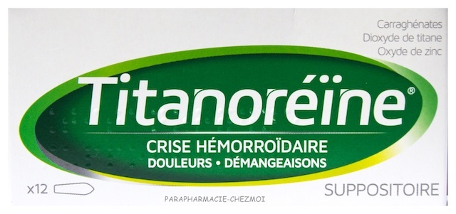 TITANORÉÏNE SUPPOSITOIRES - Parapharmacie Chez moi