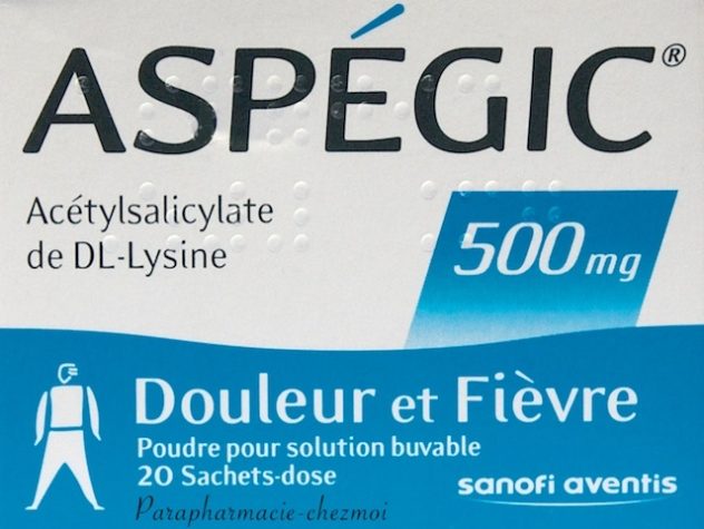 ASPEGIC 500MG - Parapharmacie Chez moi
