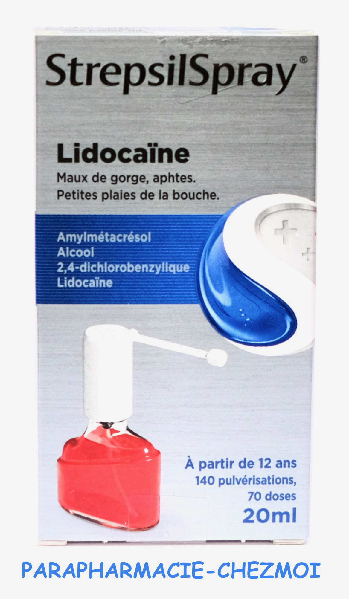 STREPSIL SPRAY LIDOCAINE - Parapharmacie Chez moi