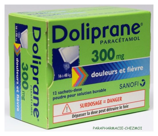 DOLIPRANE 300 MG SACHETS - Parapharmacie Chez moi