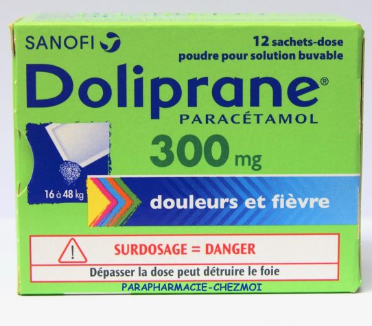DOLIPRANE 300 MG SACHETS - Parapharmacie Chez moi