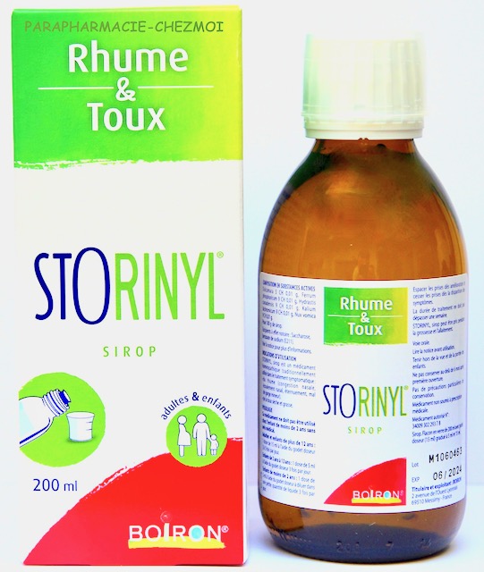STORINYL SIROP - Parapharmacie Chez moi