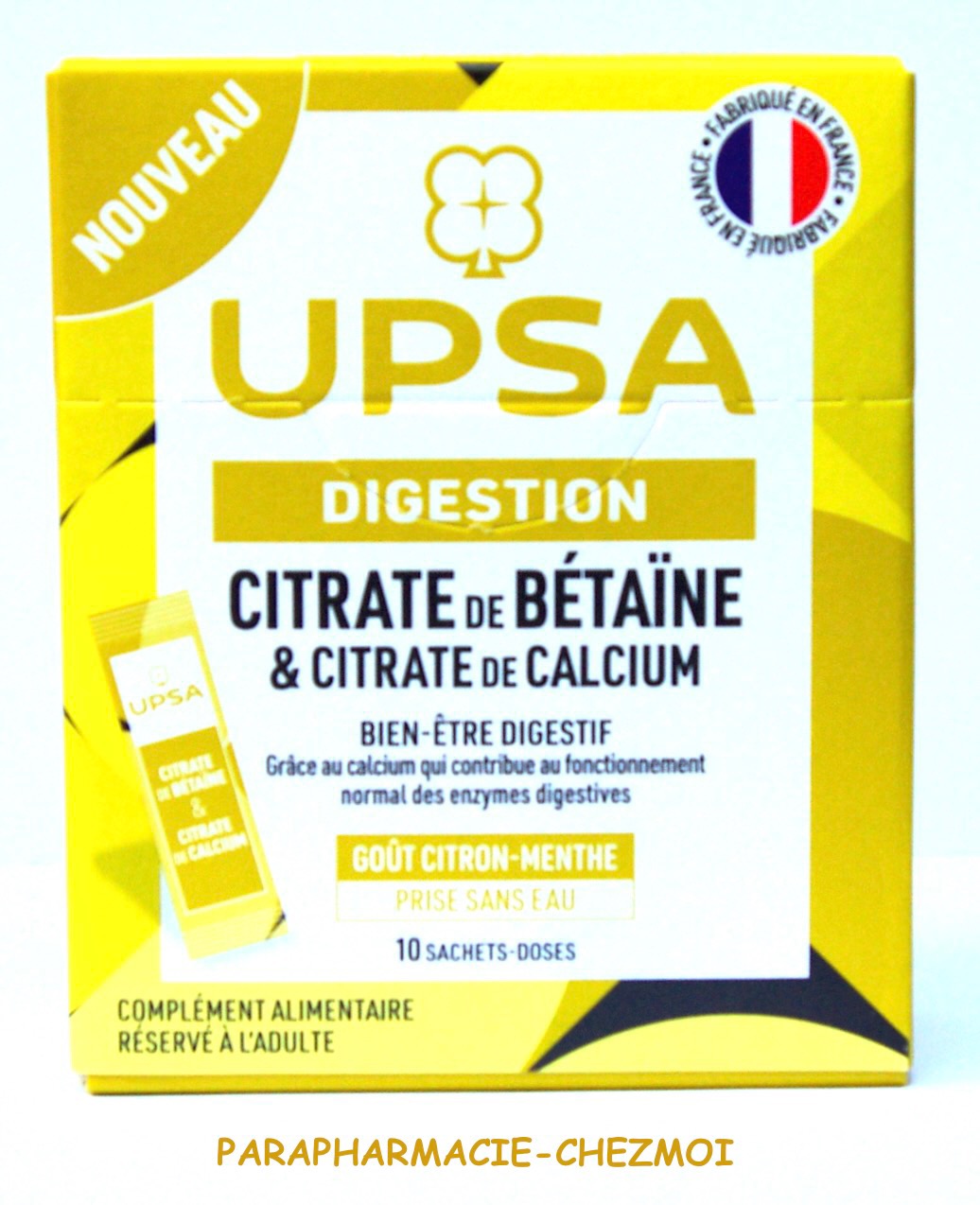 UPSA CITRATE DE BETAÏNE ET CITRATE DE CALCIUM - Parapharmacie Chez moi