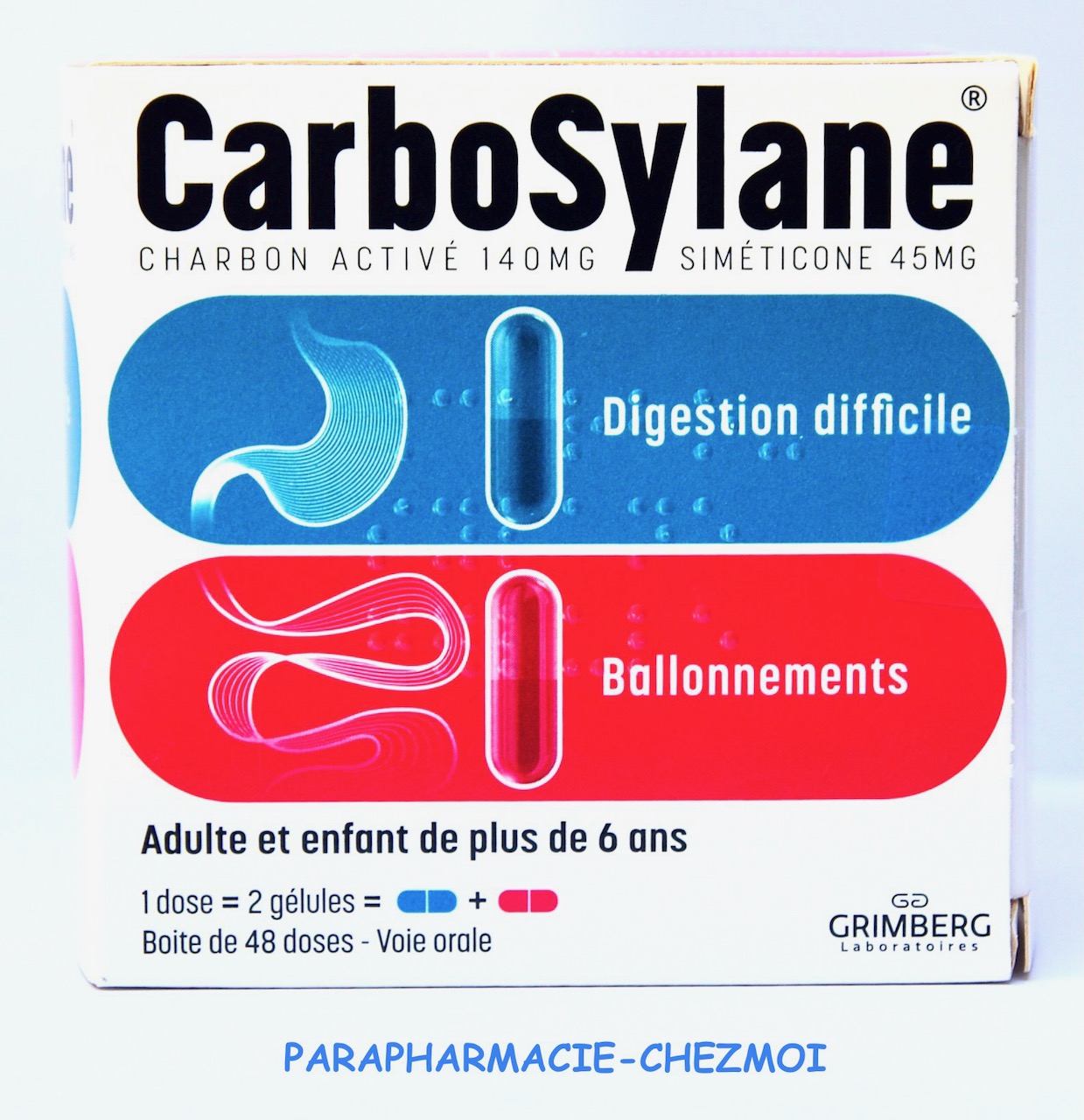 CARBOSYLANE GÉLULES - Parapharmacie Chez moi