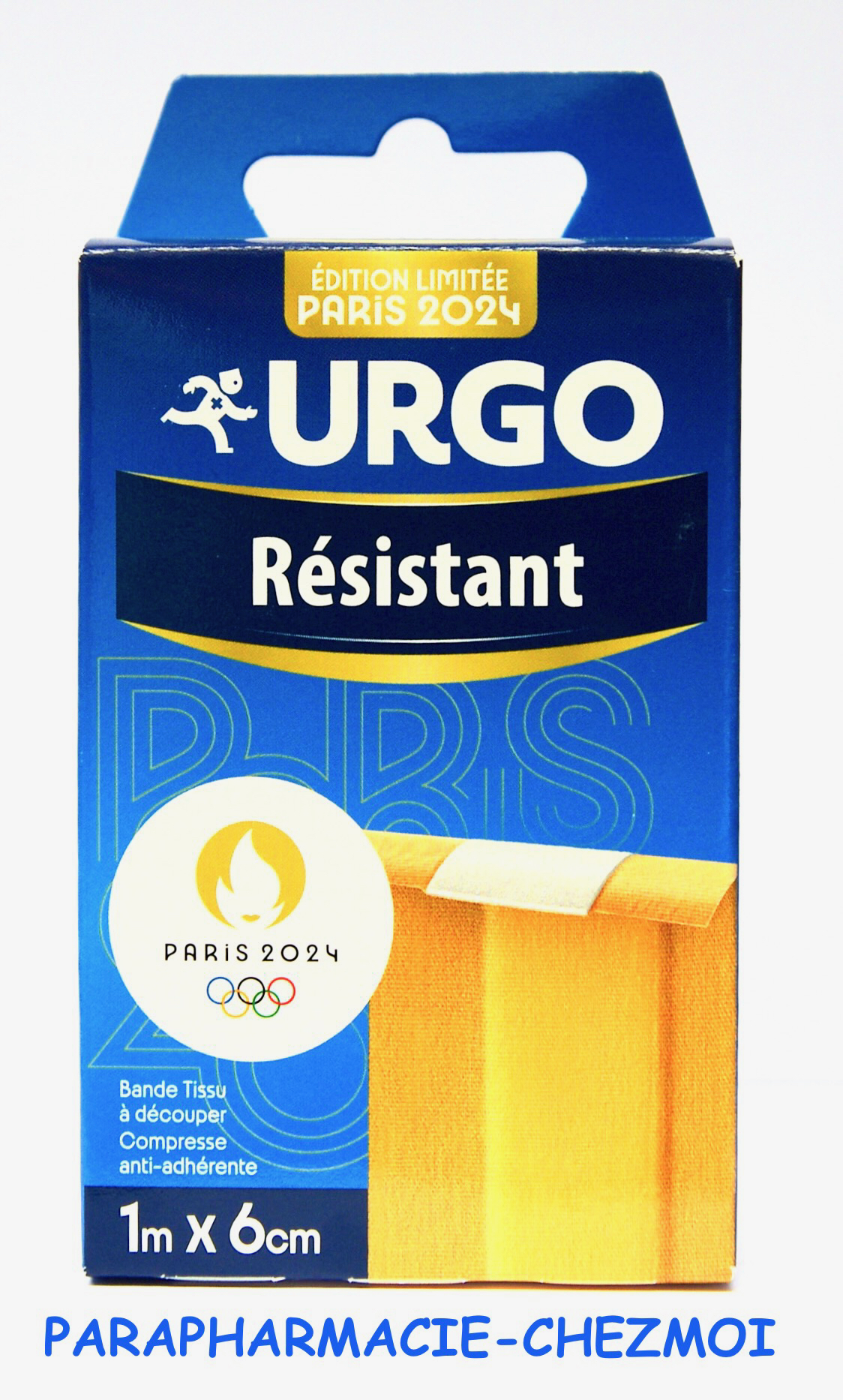 URGO BANDE TISSU RESISTANTE ANTISEPTIQUE - Parapharmacie Chez moi