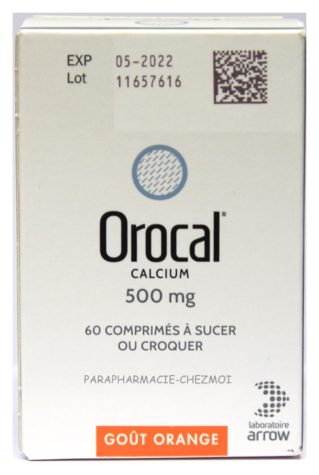 OROCAL 500 MG - Parapharmacie Chez moi