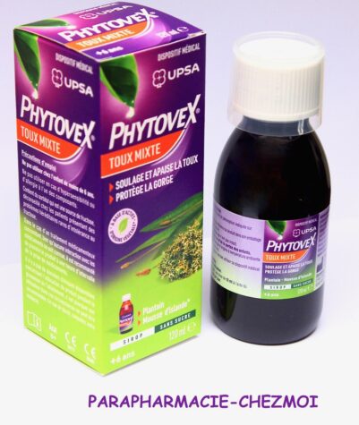 UPSA PHYTOVEX SIROP TOUX MIXTE - Parapharmacie Chez moi