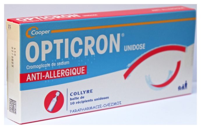 OPTICRON COLLYRE - Parapharmacie Chez moi