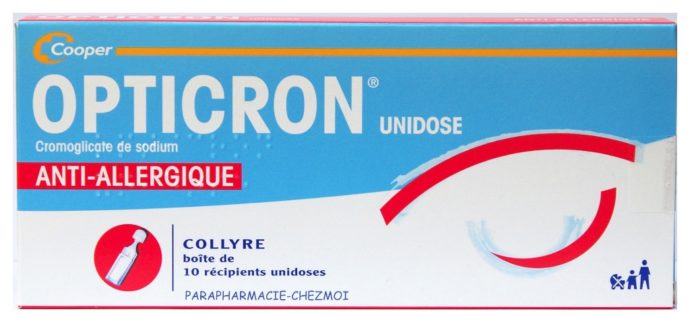 OPTICRON COLLYRE - Parapharmacie Chez moi