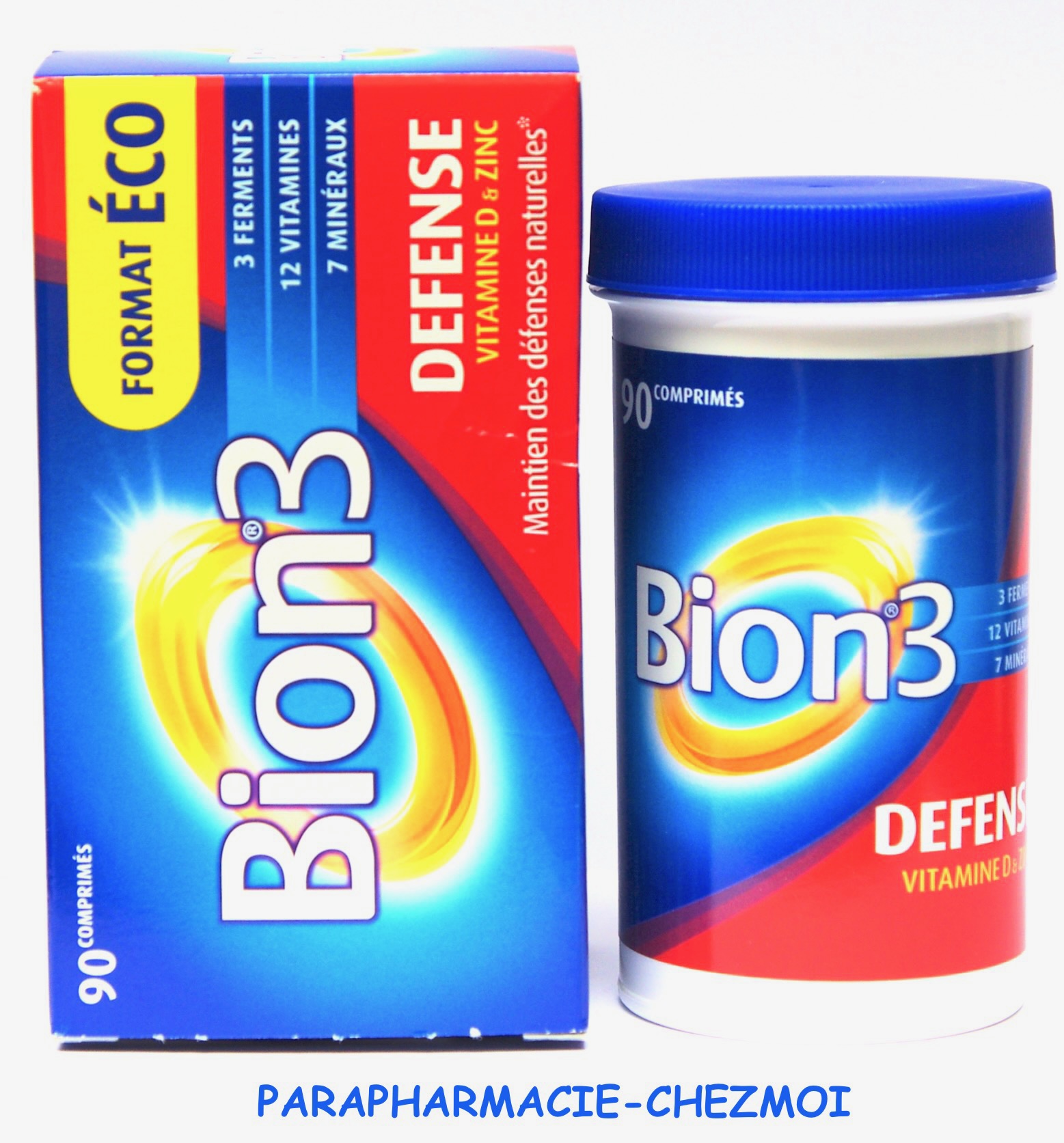 BION 3 ADULTES DÉFENSE FORMAT 3 MOIS - Parapharmacie Chez moi