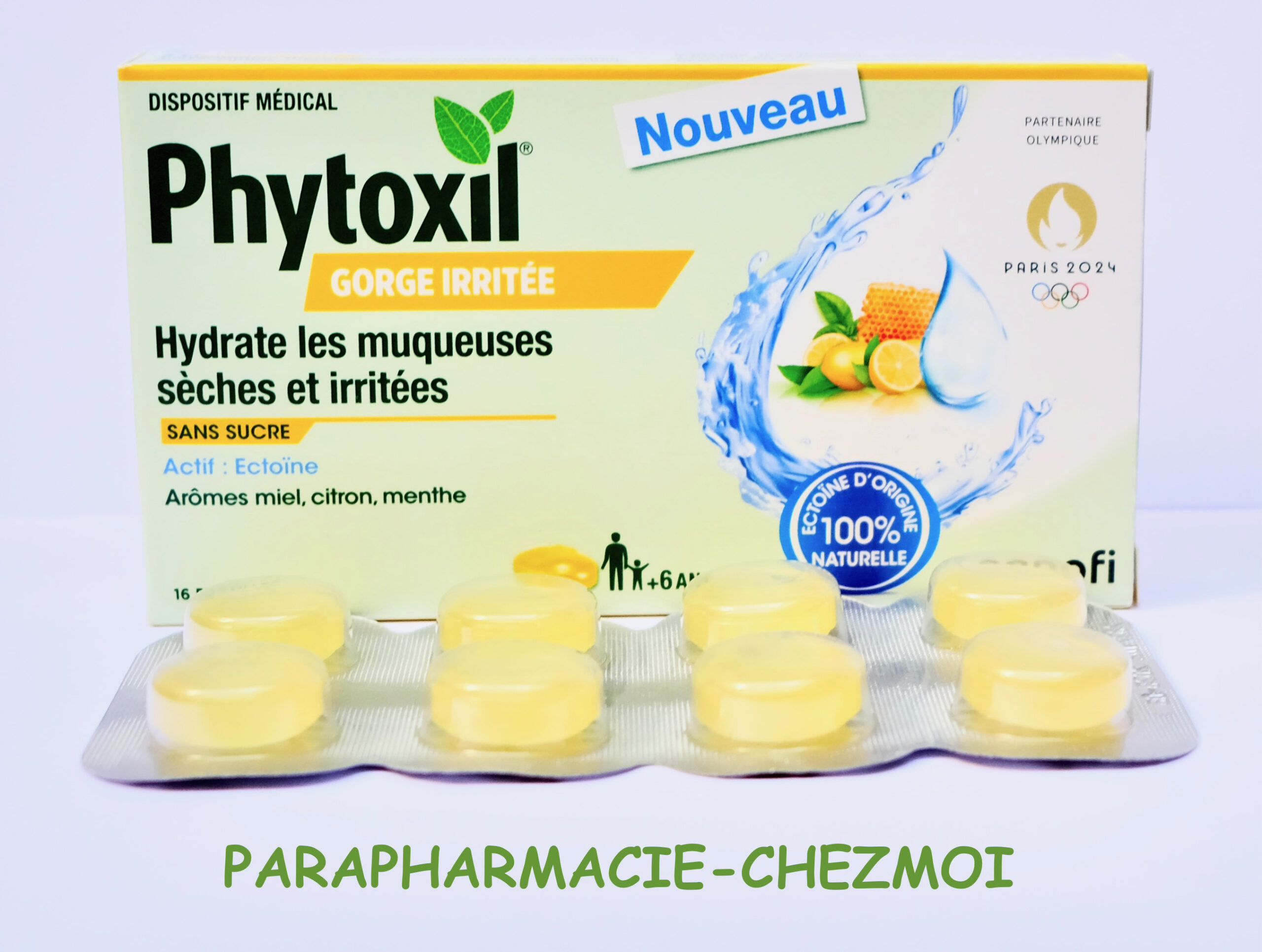 PHYTOXIL GORGE IRRITÉE PASTILLE ARÔME MIEL CITRON MENTHE ...
